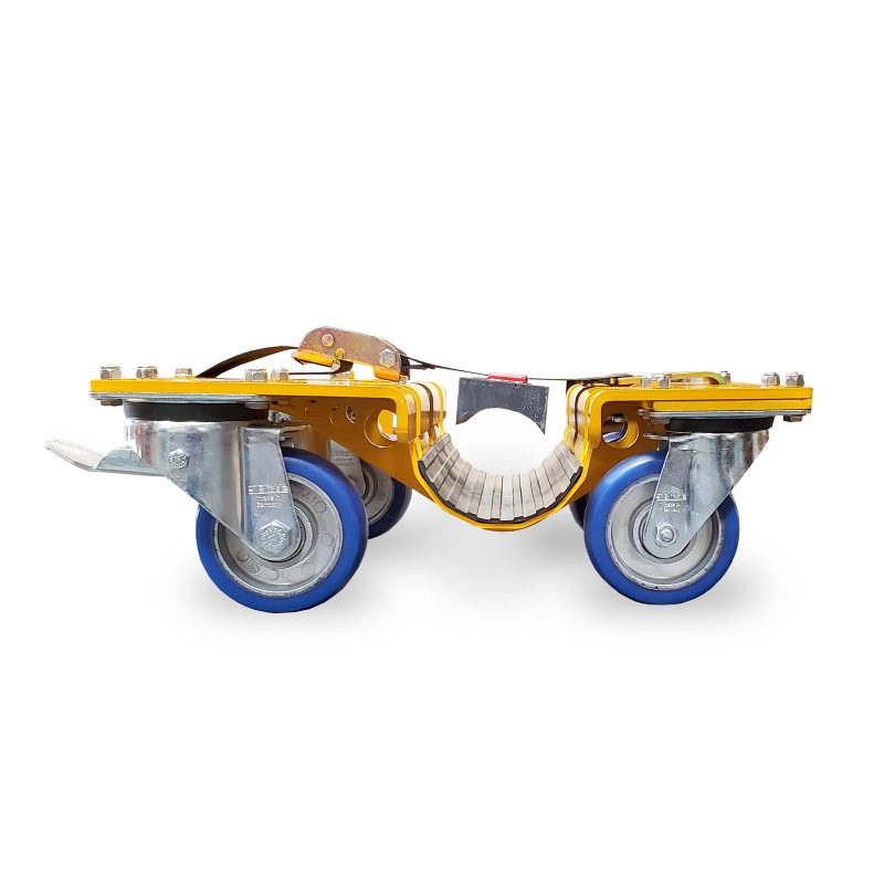 Pair of Heavy Duty Mini-Dollies (with Brakes) – Helitowcart Shop